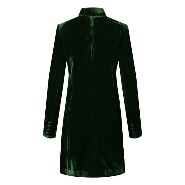Bottle Green Velvet Grace Jacket - Beatrice von Tressckow - Beatrice ...